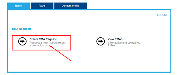 Simple instructions to help submit your RMA