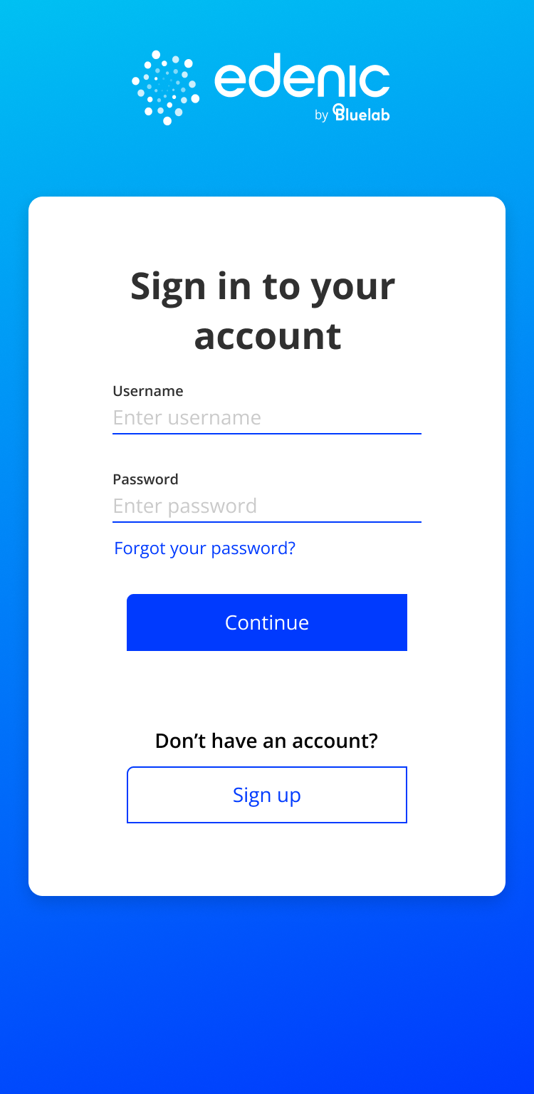 Getting started: Edenic - How to sign up and install Edenic