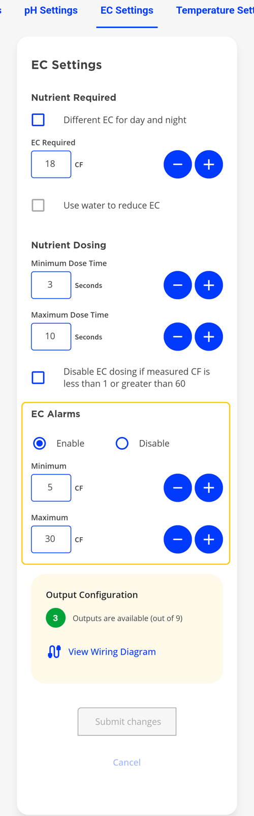 Setting up your Alarms